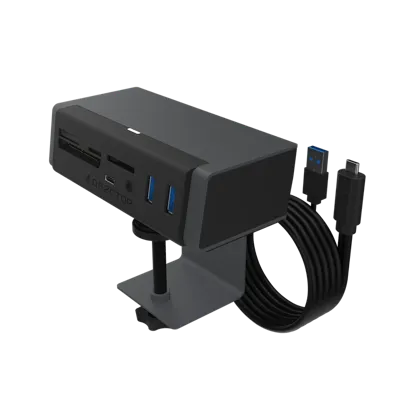 Clamp-On USB‑C Hub for Desks with SD/MicroSD & USB‑A Ports | Other ...